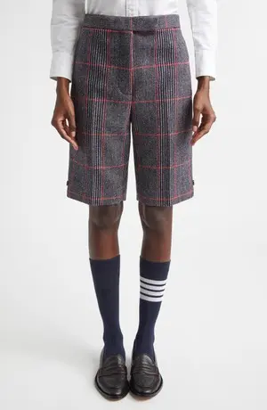 Thom Browne Glen Plaid Bermuda Shorts