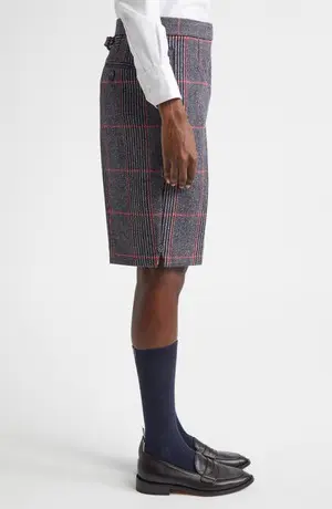 Thom Browne Glen Plaid Bermuda Shorts