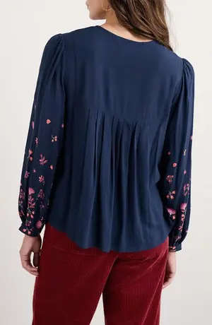 SEASALT CORNWALL High Woods Placed Floral Top