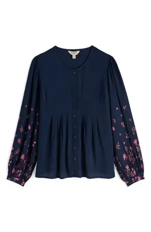 SEASALT CORNWALL High Woods Placed Floral Top