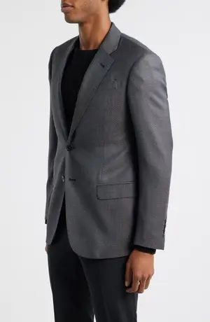 Emporio Armani Wool Herringbone Sport Coat