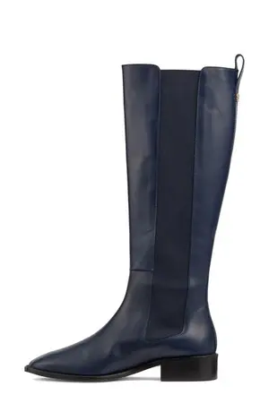 LK BENNETT Zara Knee High Boots - Navy