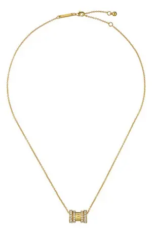 Ted Baker London Romie Crystal Pendant Necklace - Gold Tone/clear Crystal