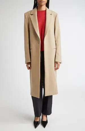 Women's Notched Lapel Wool Coats