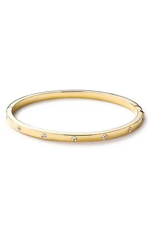 ANA LUISA Cubic Zirconia Bangle Bracelet - Gold/clear