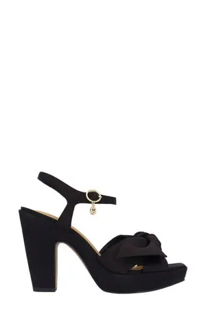 J. Reneé Burkett Platform Sandals - Black