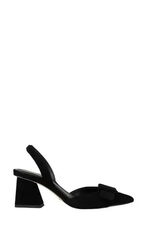Pelle Moda Imia Slingback Pointed Toe Pumps - Black