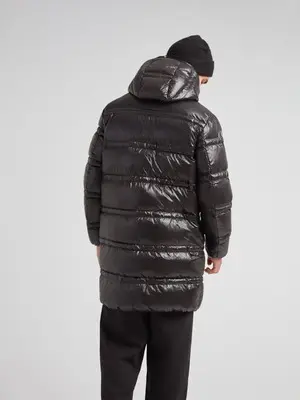 JACK1T R4d Tramline Hooded Long Puffer Coat