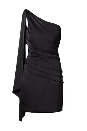 MALINA Nelly One Shoulder Mini Dress