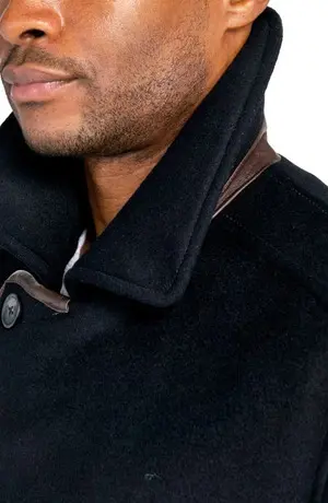 W.R.K Bern Wool Blend Peacoat