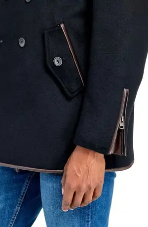 W.R.K Bern Wool Blend Peacoat