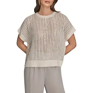 Donna Karan New York Short Sleeve Sweaters For Women