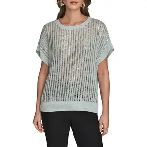 Donna Karan New York Short Sleeve Knitwear For Women