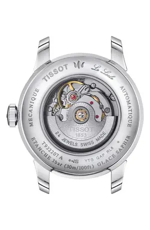 TISSOT Le Locle Diamond Powermatic 80 Watch With Leather Strap