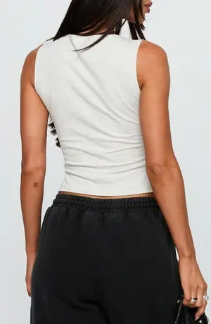 Princess Polly Bleeker Marl Sleeveless Top