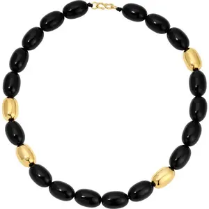 HEAVEN MAYHEM Clementine Necklace - Black/gold