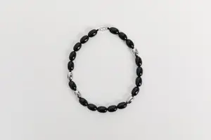 HEAVEN MAYHEM Clementine Necklace - Black/silver