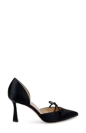 Badgley Mischka Olympic D'orsay Pump - Black Satin