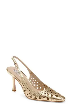 Badgley Mischka Onna Slingback Pump - Gold Metallic