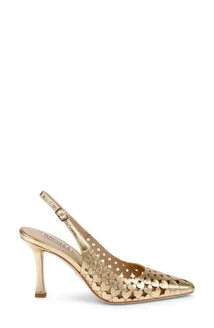 Badgley Mischka Onna Slingback Pump - Gold Metallic