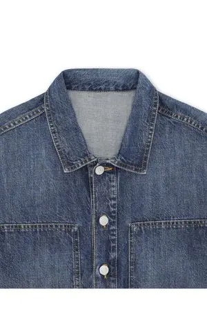 FORTELA Denim Shirt Dress