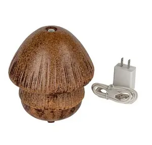 STORIED HOME Stoneware Mushroom Oil Diffuser With Timer