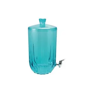 STORIED HOME 7-quart Acrylic Beverage Dispenser With Spout - Aqua