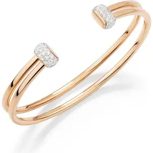 Pomellato Together Diamond Cuff Bracelet - Rose Gold