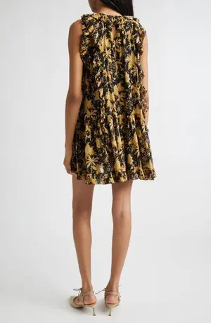 Ulla Johnson Signe Floral Silk-blend Dress