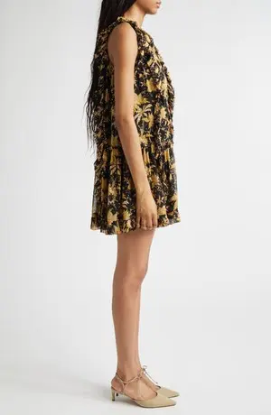 Ulla Johnson Signe Floral Silk-blend Dress
