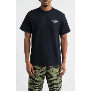 SERVICE WORKS Trademark Organic Cotton Graphic T-shirt - Black