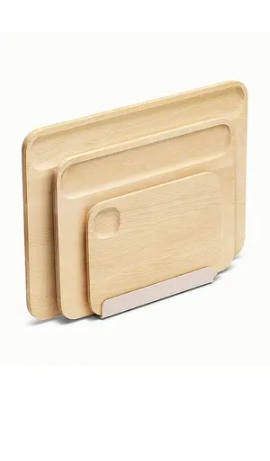 CARAWAY 4 Piece Cutting Board Set In Neutral - Birch