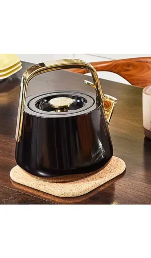 CARAWAY Whistling Tea Kettle In Black