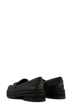 Toms Cara Platform Tassel Loafer - Black