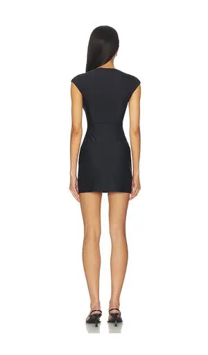 BUCI Dress With Front Cut-out And Boat Neck