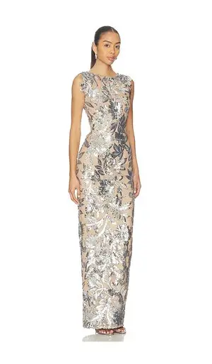 BRONX BANCO Violet Maxi Dress