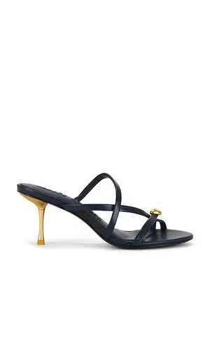 Cult Gaia Gold Tone Sandals For Women