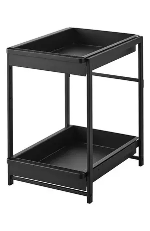 YAMAZAKI 2-tier Pull Out Shelf - Black