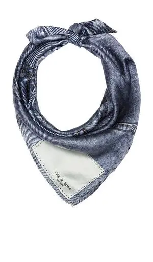 Rag & Bone Miramar Scarf In Blue