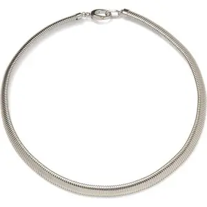 Lady Grey Cobra Chain Necklace - Silver