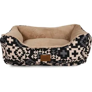 Pendleton Faux Fur Kuddler Dog Bed - Blue Ridge Black