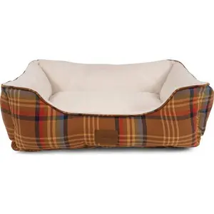 Pendleton Faux Fur Kuddler Dog Bed - Desert Plaid