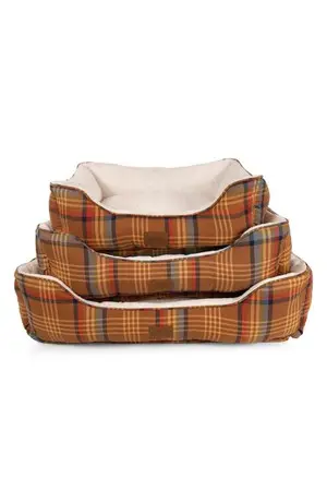 Pendleton Faux Fur Kuddler Dog Bed - Desert Plaid