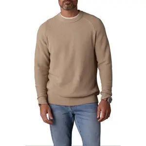 THE NORMAL BRAND Coolmax Cotton Blend Sweater - Flax