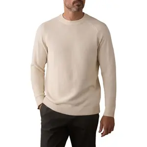 THE NORMAL BRAND Coolmax Cotton Blend Sweater - Ivory