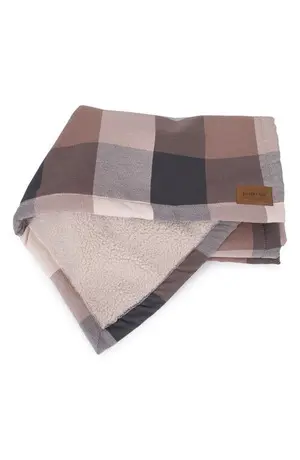 Pendleton Plaid & Fleece Crate Blanket - Block Plaid