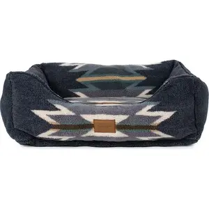 Pendleton High Pile Fleece Kuddler Dog Bed - Wyeth Trail Oxford