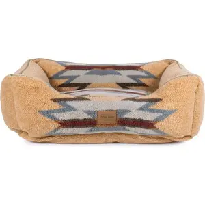 Pendleton High Pile Fleece Kuddler Dog Bed - Wyeth Trail Wheat