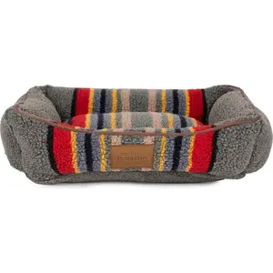 Pendleton Vintage Camp Fleece Kuddler Pet Bed - Green Heather