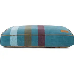 Pendleton Fleece Napper Pet Bed - Cabin Stripe Shale
